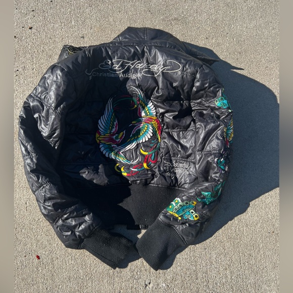 Ed Hardy | Jackets & Coats | Ed Hardy Puffer Jacket | Poshmark